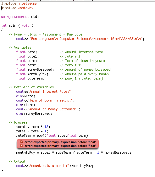c++ using pow(x,y) | MacRumors Forums