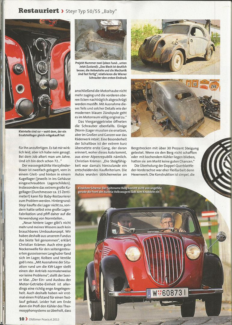 1939 Steyr Type 50 assembly thread | Page 42 | VW Vortex - Volkswagen Forum