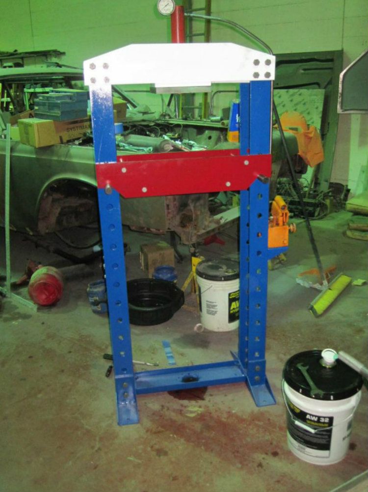 2.5-ton shop press. $100 purchase that turned into a project | VW ...