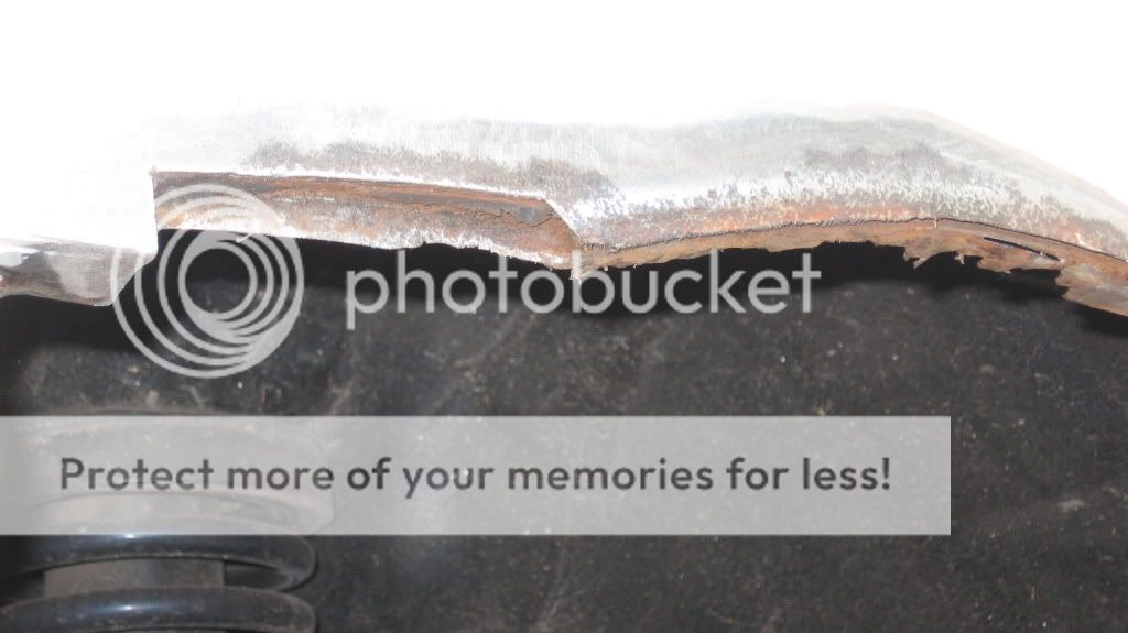 Rear wheel well rust repair. (Low budget) | ClubIntegra.com - Acura ...