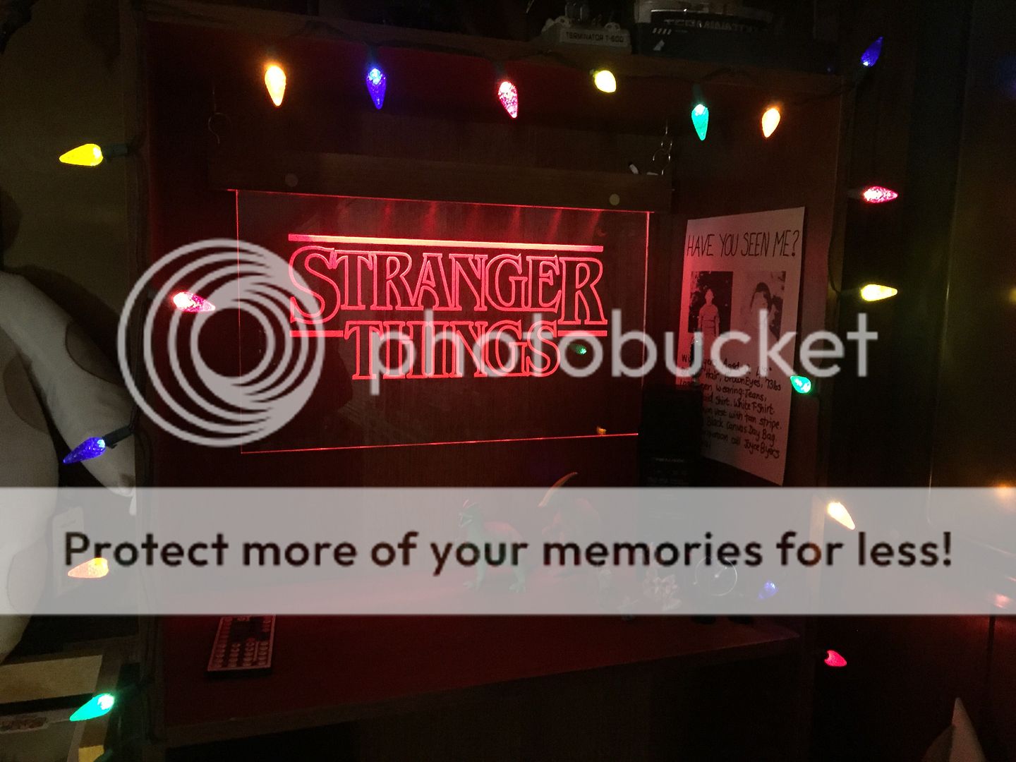 My "Stranger Things" Prop Display I'm Working On...