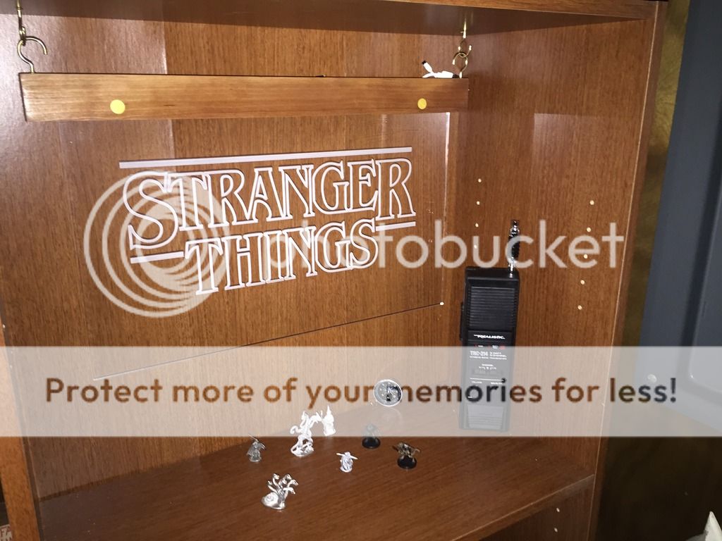 My "Stranger Things" Prop Display I'm Working On...