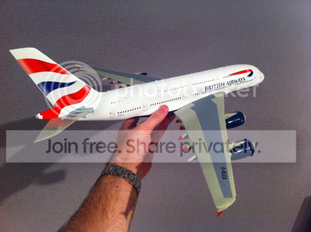 1/144 Revell British Airways Airbus A380-800 - Work in Progress ...