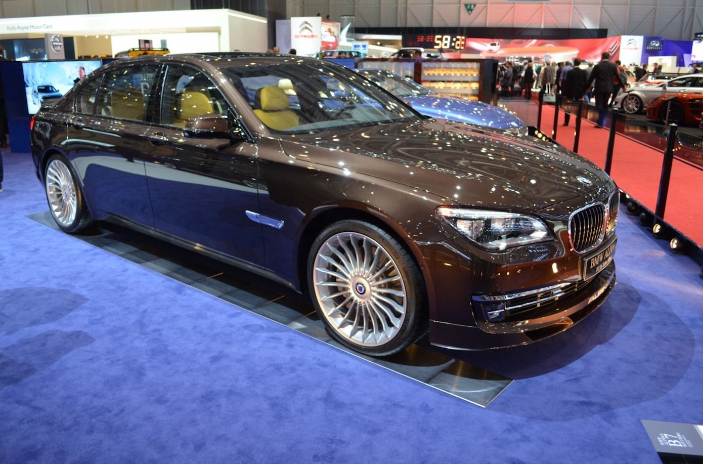 4 Genuine OEM Factory BMW B7 F01 7-Series ALPINA 21 WHEELS TIRES 740i ...