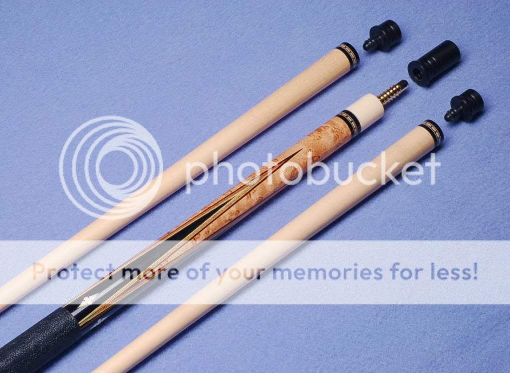 PFD 4 Point 4 Veneer Classic LD Shafts/ Ivory Joint, Inlays and Buttcap ...