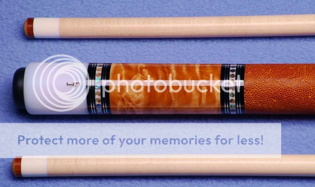 Fs: New Ed Prewitt Super Quilted Curly Maple 4 Fancy Ring Cue ...